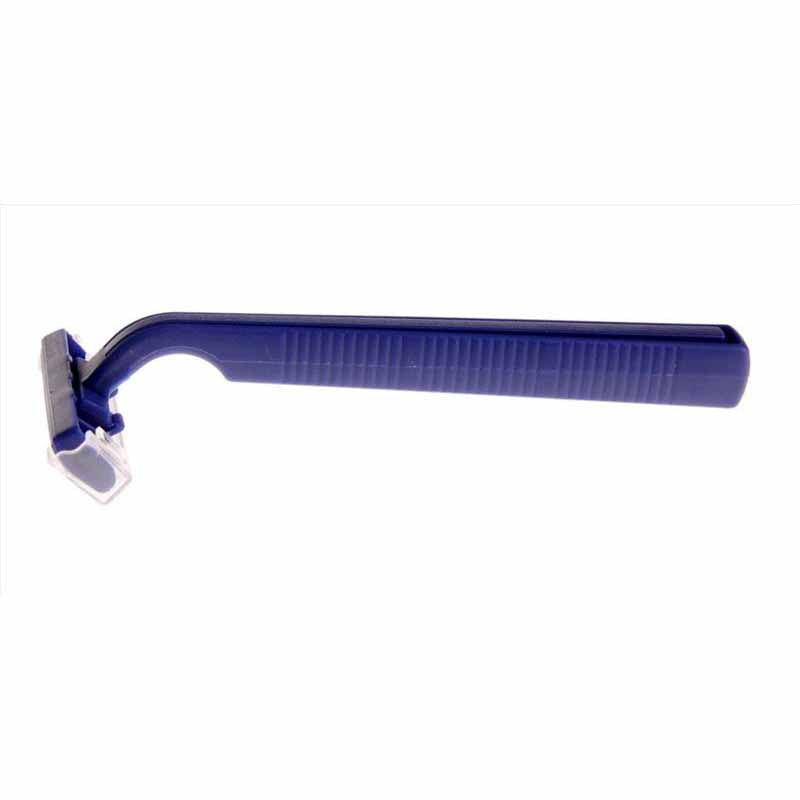 Medline Twin Blade Facial Razors, Blue (BRN1312Z) - Medical Supply Group