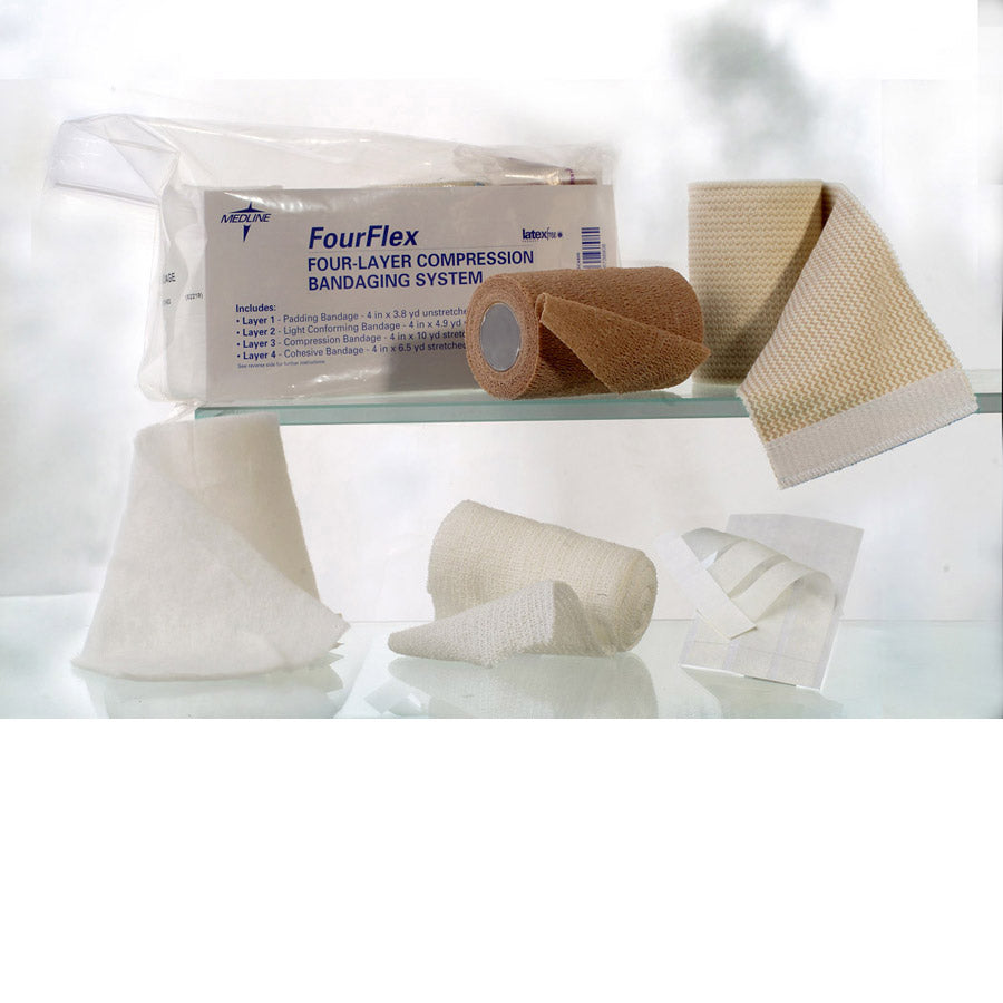 System Bandage Fourflex 4-Layer - MSC4400H - Medical Supply Group