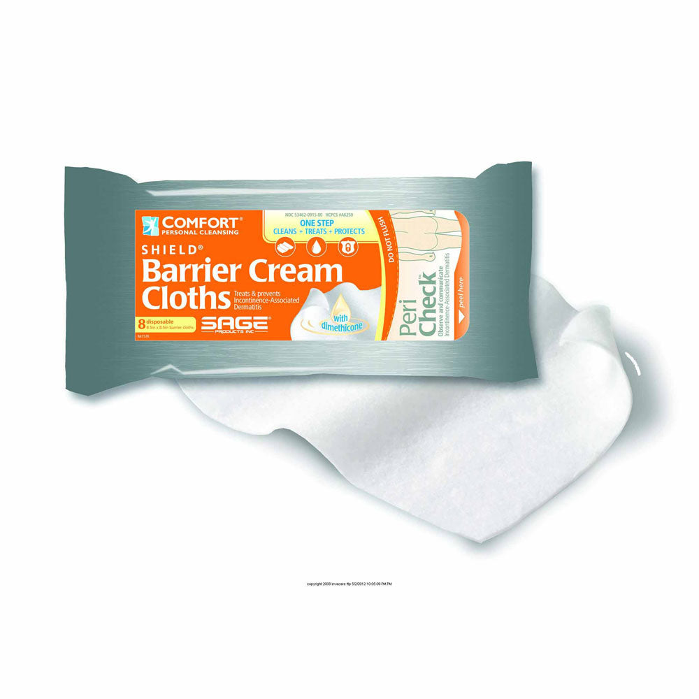 Comfort Shield Incontinence Care Washcloths - Sage Products