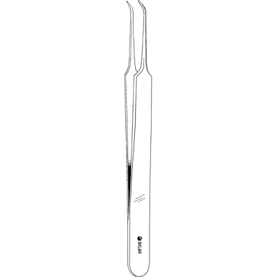 Jeweler Style Forceps Angled #5 - 66-7645 - Each - Surgical Instruments ...
