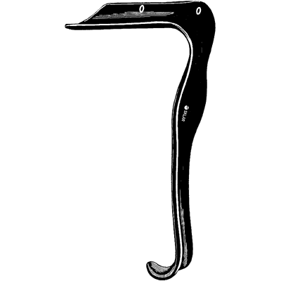 Sklar Black Jackson Vaginal Retractor Large With Loop - 90-9068 - Each ...
