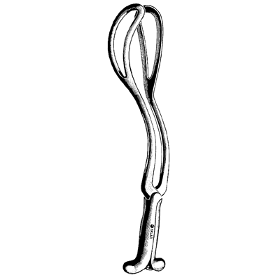 Piper Obstetrical Forceps 17 1/2" - 92-2717 - Each - Surgical ...