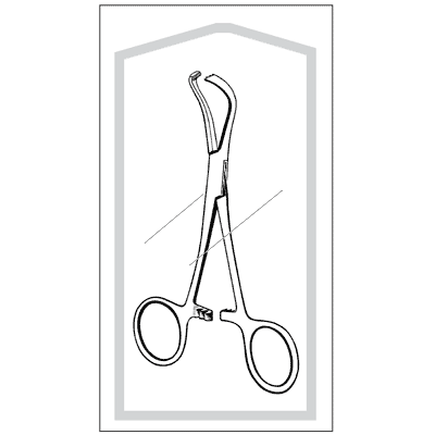Econo Sterile Lorna Edna Towel Clamp 3 1/2" - 96-2528 - Box of 50 ...