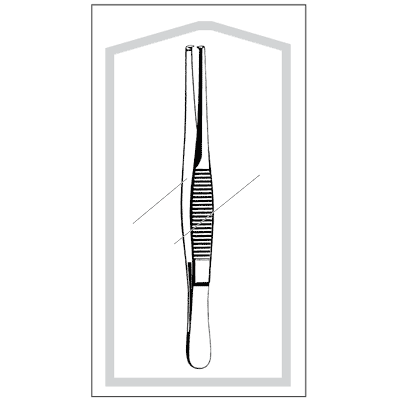 Econo Sterile Tissue Forceps 5" - 96-2579 - Box of 25 - Surgical ...