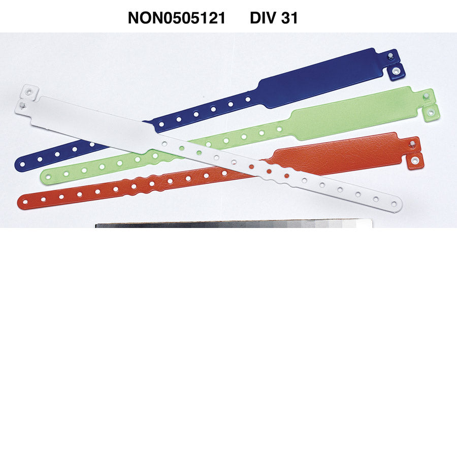 Id Band Vinyl Adlt Red 500/Bx - NON050513 - Medical Supply Group